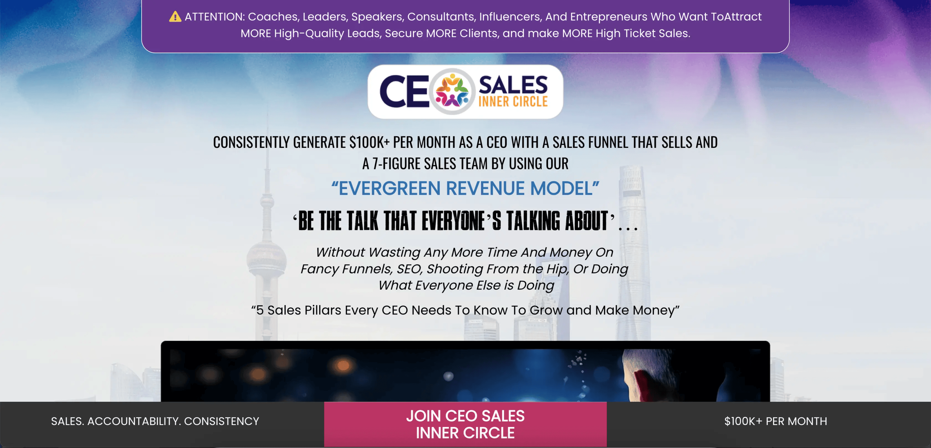 CEO Sales Inner Circle with Che Brown, Founder of EasySalesHub.com