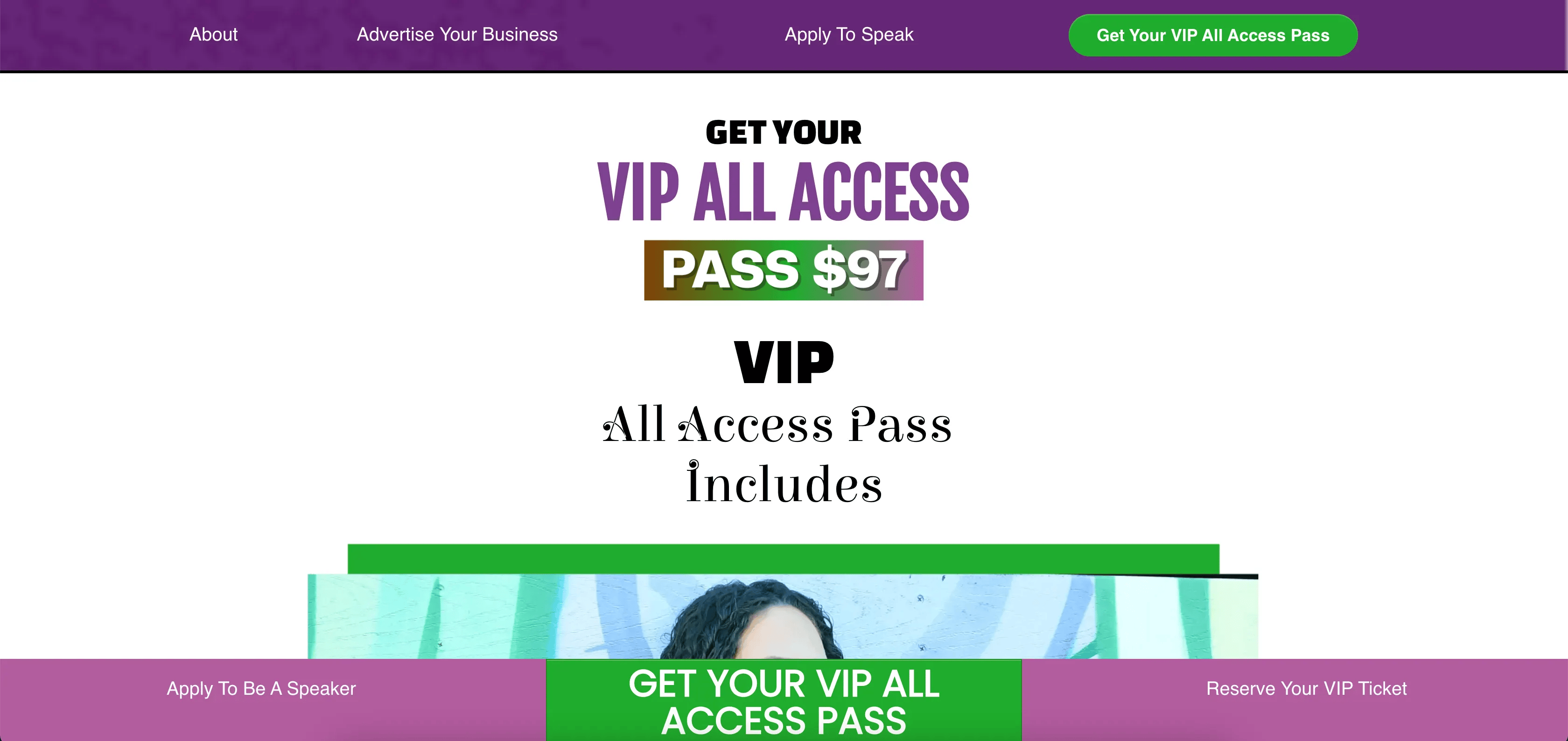 CheckOut VIP Registration Sales Page